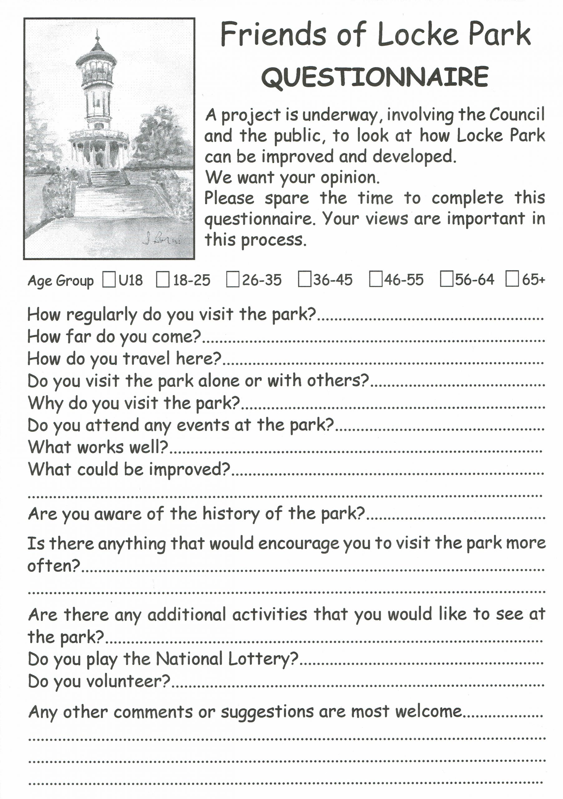 Your views … – Friends of Locke Park